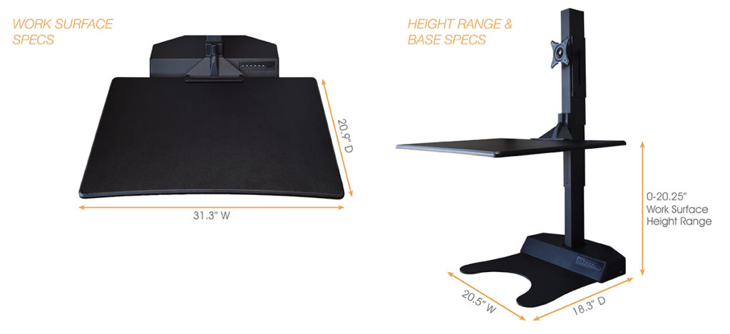 Emerge Powered Adjustable Height Desktop- CLOSEOUT - Open Plan Systems